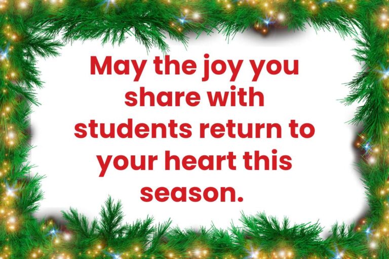 150+ Christmas Wishes to Spread Joy and Cheer in Classrooms and Offices ...