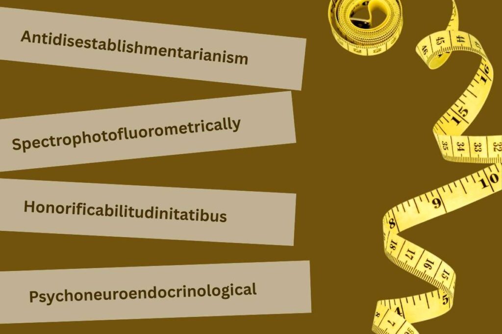 The 25 Longest Words in English That Push Language to Its Limits ...