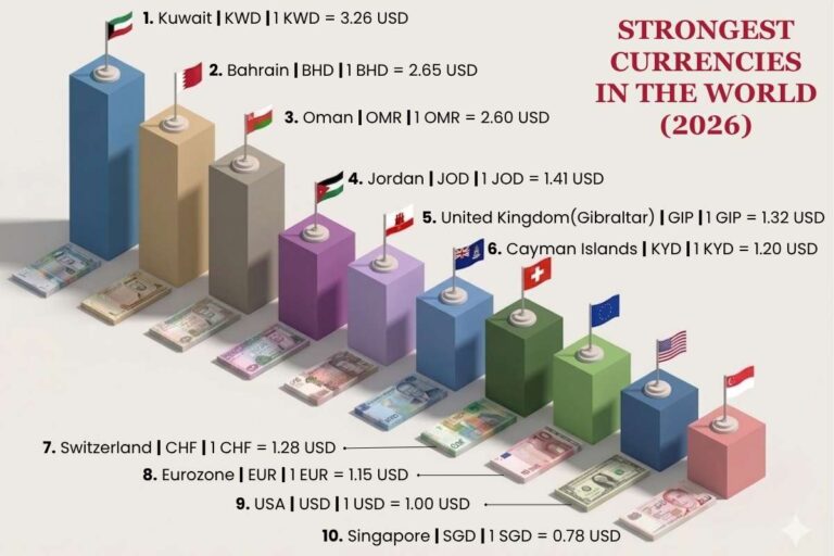 Top 15 Strongest Currencies in the World and Why the US Dollar isn’t #1 ...